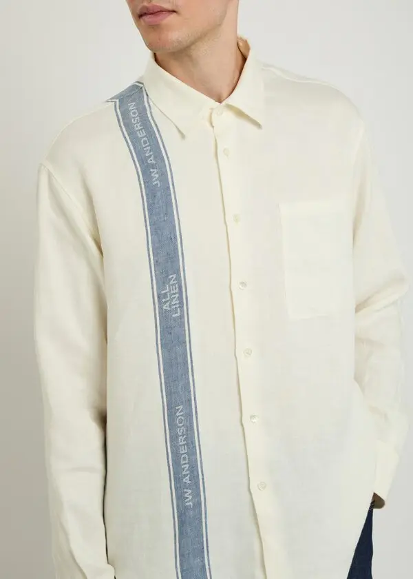 JW Anderson Logo Linen Shirt