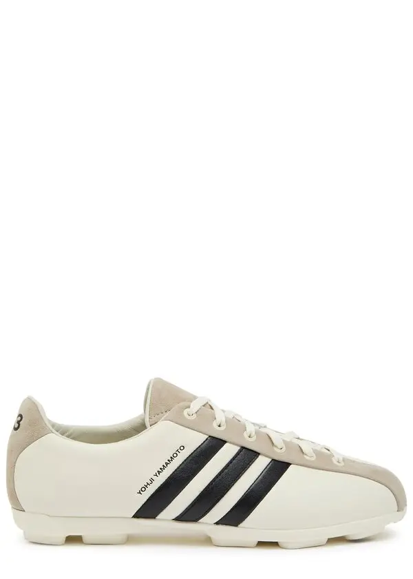 Y3 Panelled Leather Sneakers