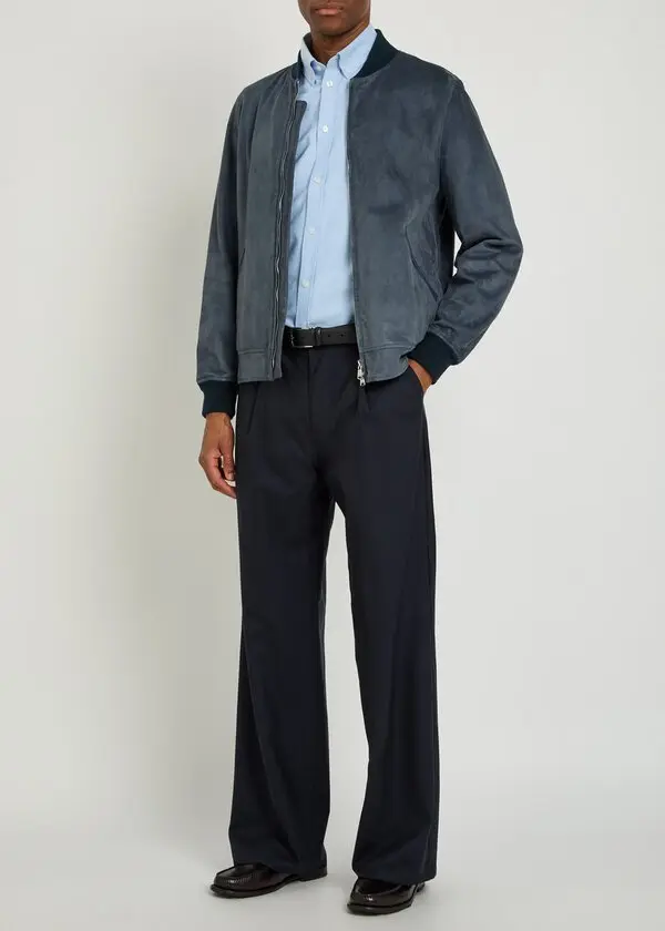 VALSTAR Evans Suede Bomber Jacket
