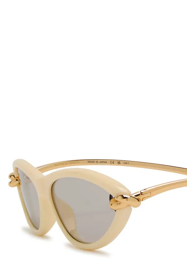 Bottega Veneta Knot Cat-eye Sunglasses