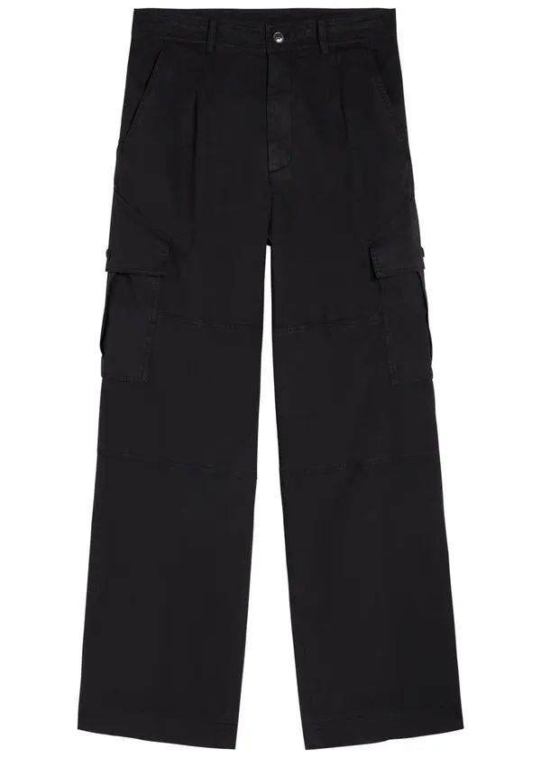 Dries Van Noten Wide-leg Stretch-cotton Trousers