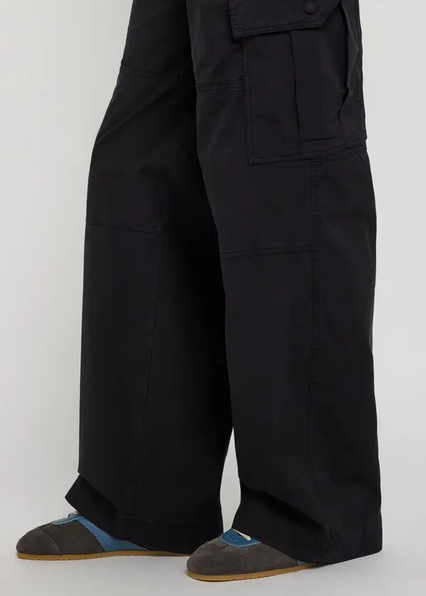Dries Van Noten Wide-leg Stretch-cotton Trousers