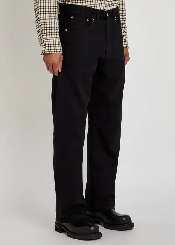 Our Legacy Third Cut Straight-leg Denim Jeans - Black