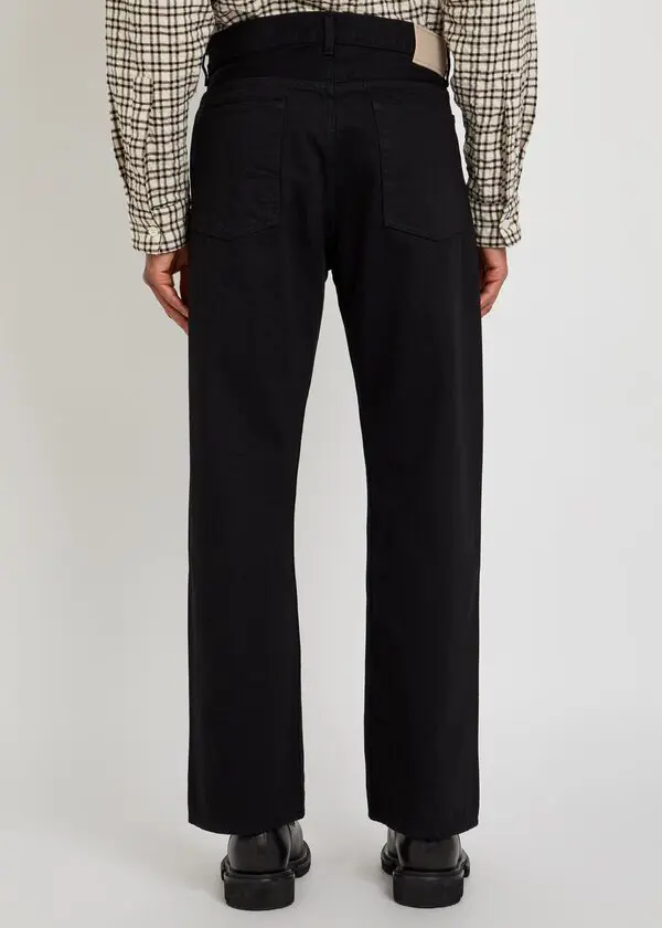 Our Legacy Third Cut Straight-leg Denim Jeans - Black