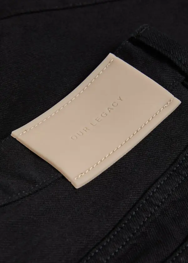 Our Legacy Third Cut Straight-leg Denim Jeans - Black