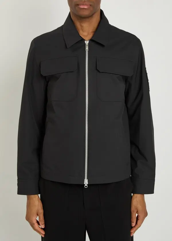 Moose Knuckles Jacques Logo Woven Jacket