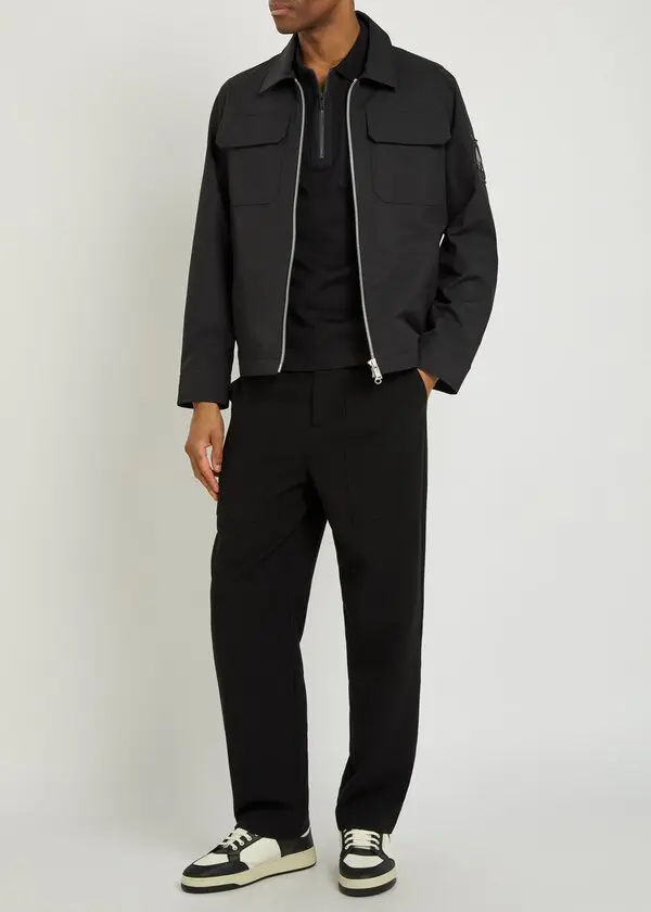 Moose Knuckles Jacques Logo Woven Jacket