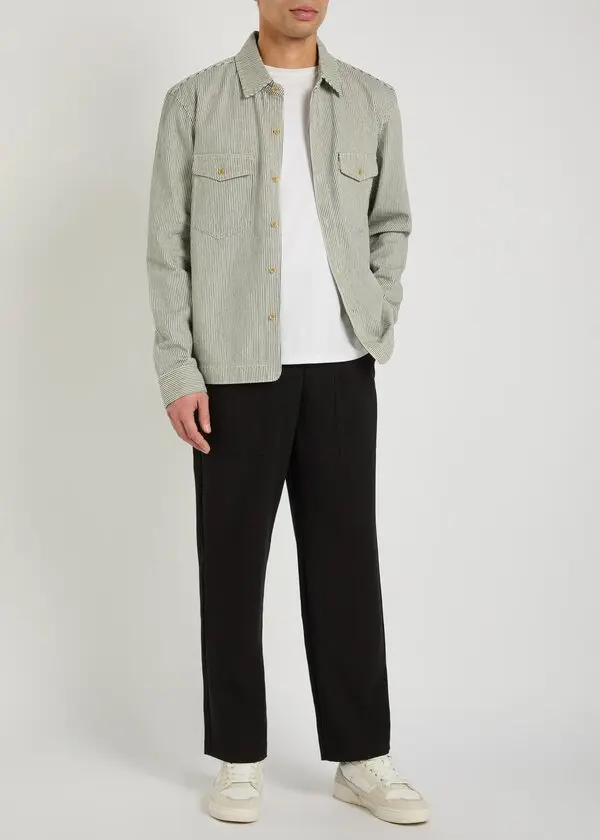 Paige Renzi Striped Denim Jacket