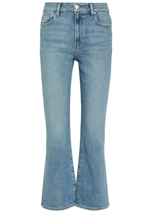 Paige Mason Cropped Boot-leg Jeans