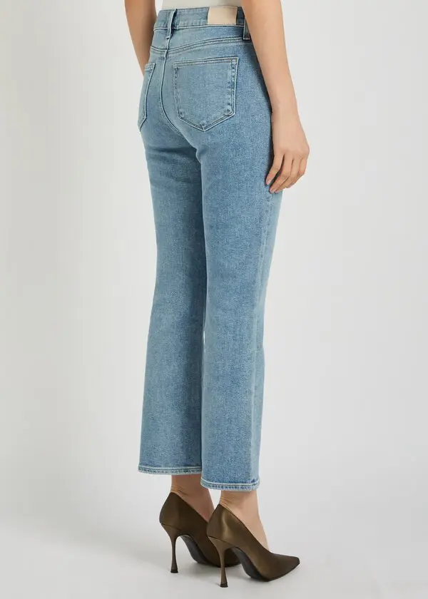 Paige Mason Cropped Boot-leg Jeans