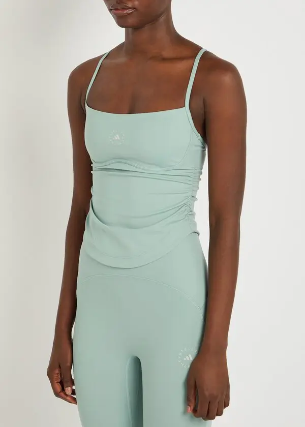 Stella McCartney Adidas X Cropped Stretch-jersey Top