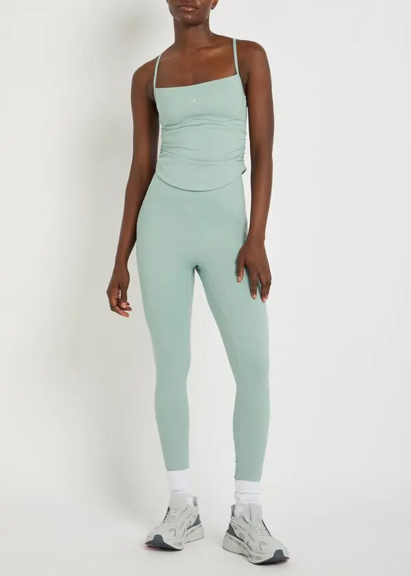 Stella McCartney Adidas X Cropped Stretch-jersey Top