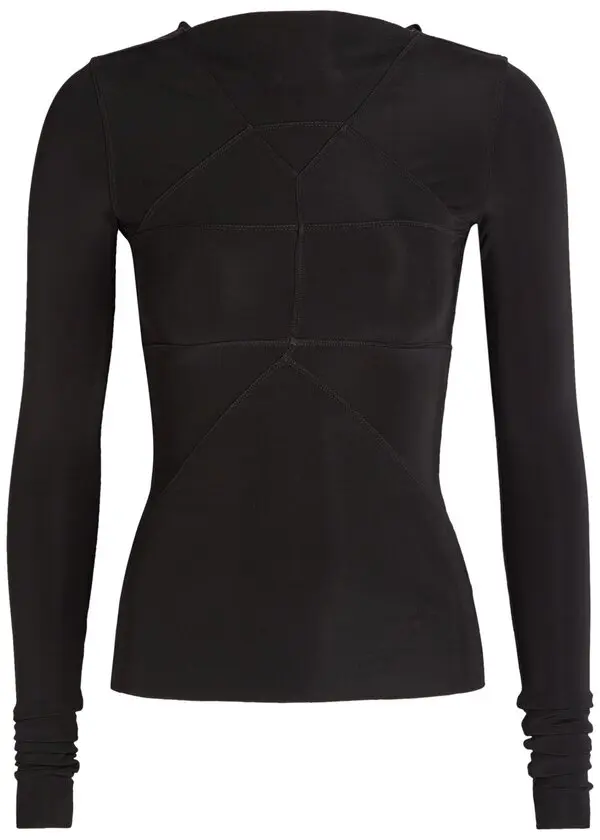 Rick Owens Temple Stretch-jersey Top