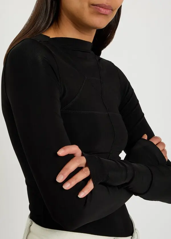 Rick Owens Temple Stretch-jersey Top