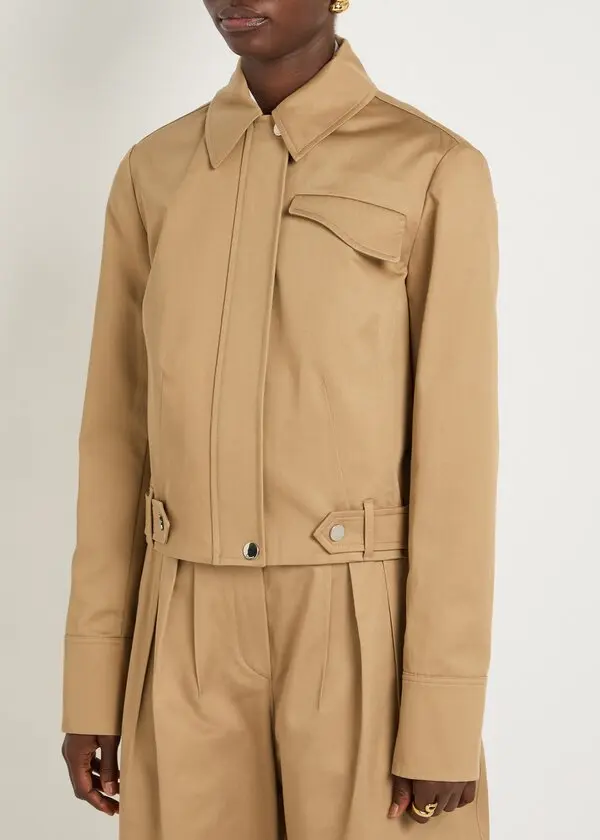 Sportmax Cotton Belted Jacket