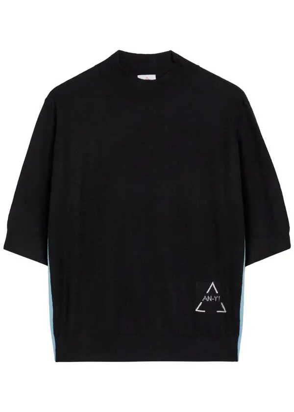 AN-Y1 Naples Funnel-neck Cashmere Jumper