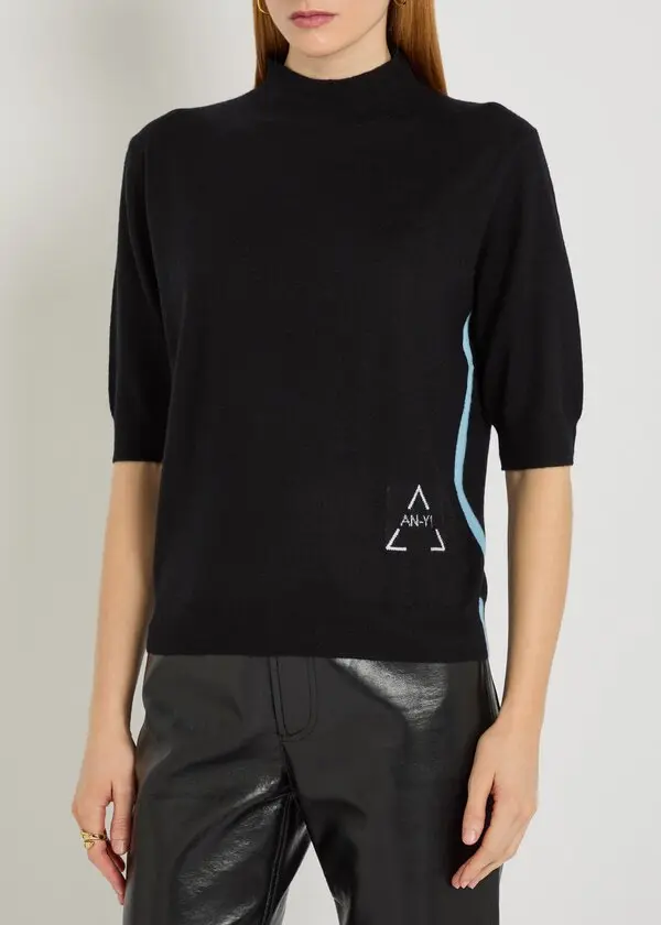 AN-Y1 Naples Funnel-neck Cashmere Jumper
