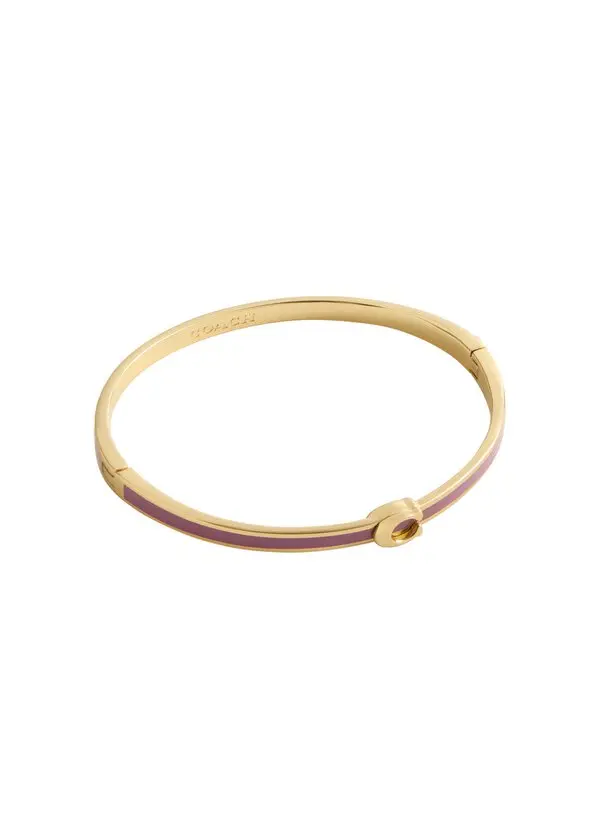 COACH Logo Enamelled Bangle