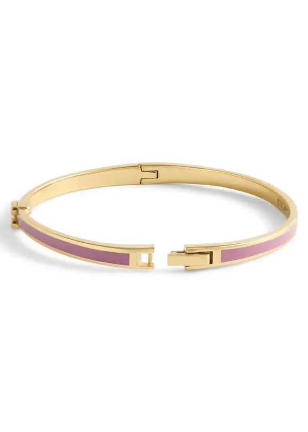 COACH Logo Enamelled Bangle