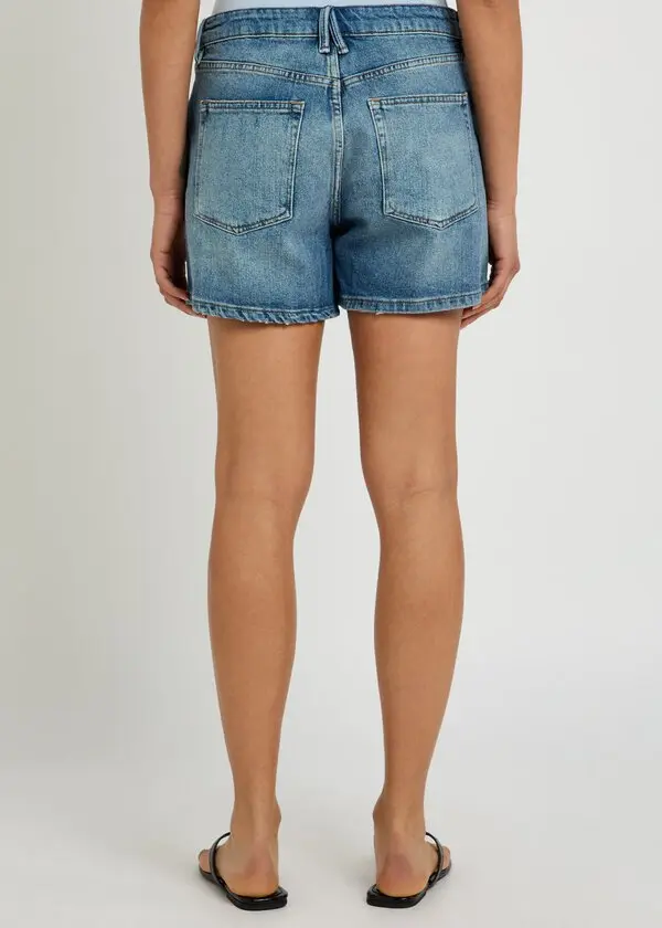 Good American Stretch-denim Shorts