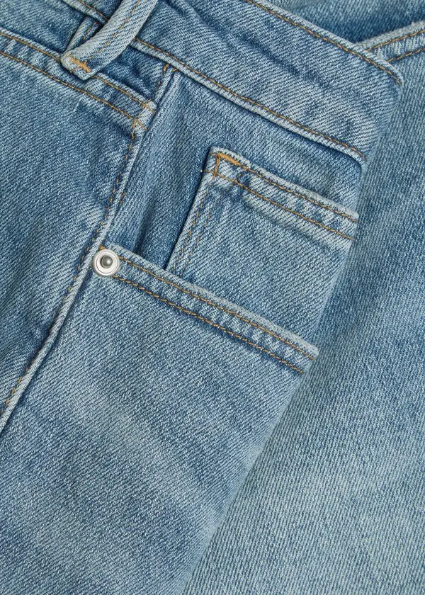 Good American Stretch-denim Shorts