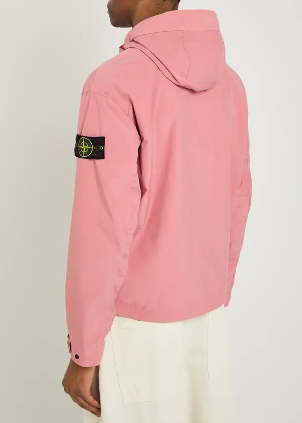Stone Island Hooded Poplin Jacket