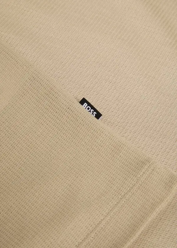 BOSS Thompson Fine-knit Cotton-blend T-shirt