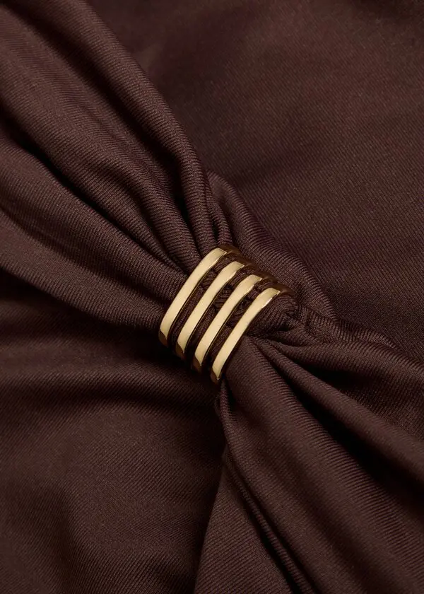 Melissa Odabash Grenada Bikini Briefs - Brown