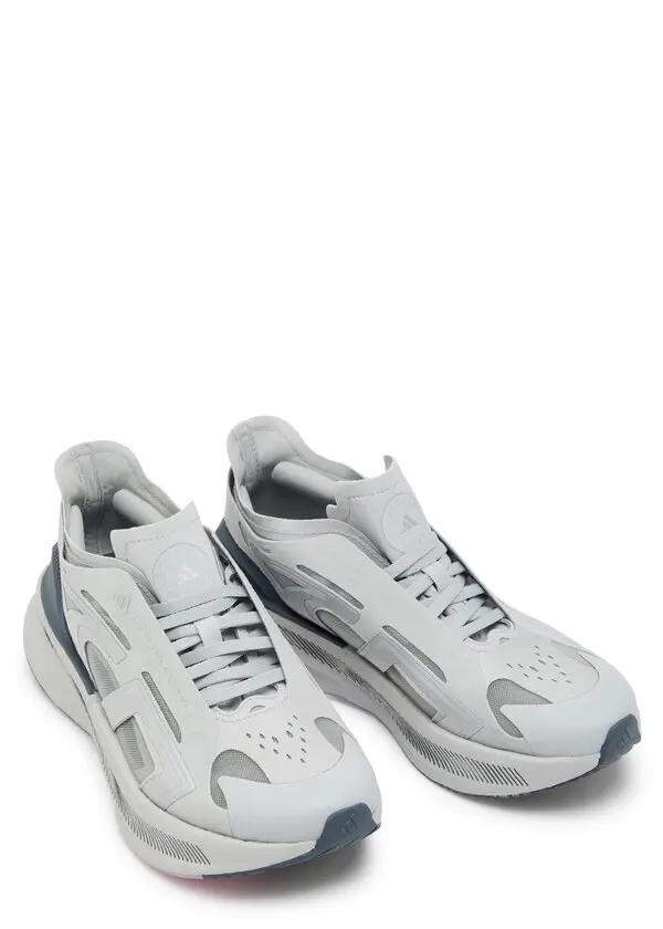 Stella McCartney X Adidas Ultraboost Panelled Mesh Sneakers - Grey