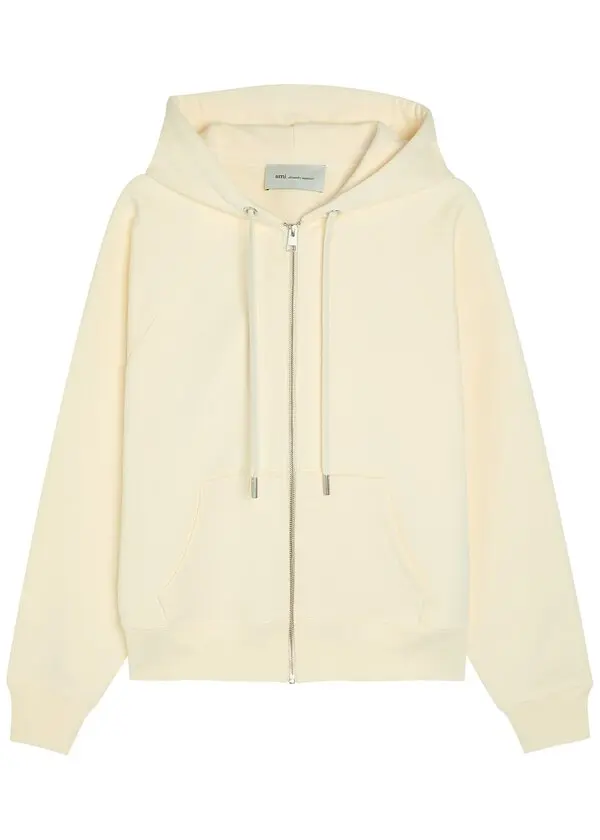AMI Paris Hooded Cotton Sweatshirt