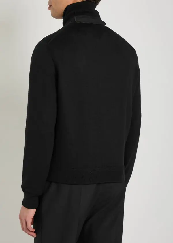 TOM FORD Suede And Wool-blend Jacket