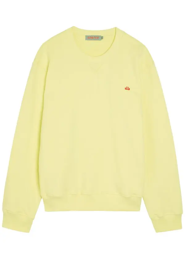 SPENCE Logo-embroidered Cotton Sweatshirt