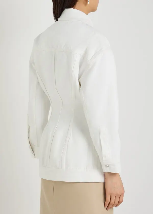 Wardrobe.NYC Sculpted Denim Jacket