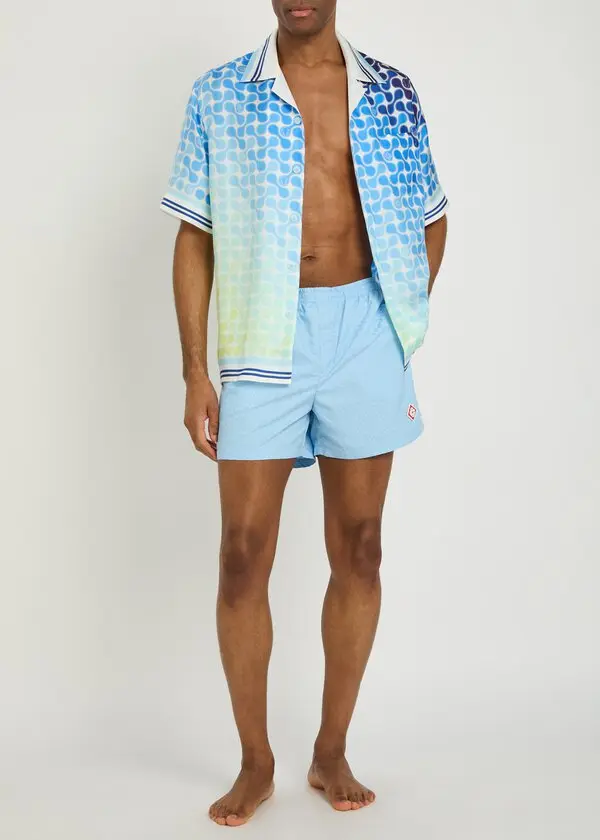 Casablanca Monogram Shell Swim Shorts