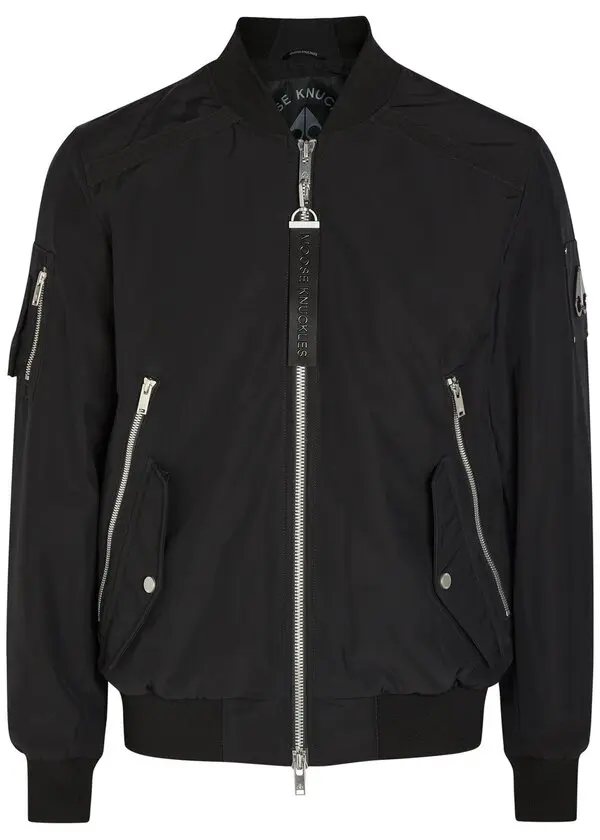 Moose Knuckles Courville Shell Bomber Jacket