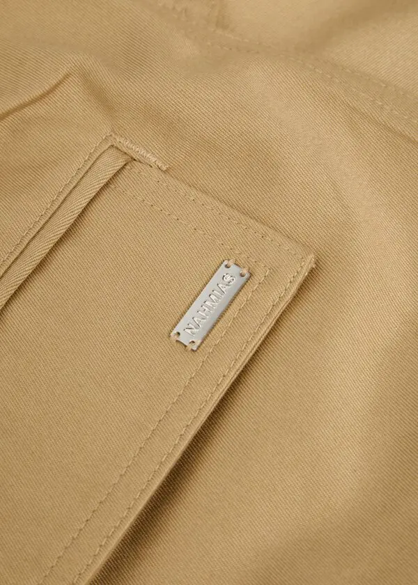 NAHMIAS Oversized Cargo-twill Trousers - Sand