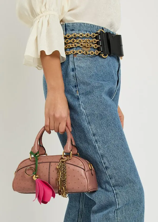 Chloé Tulip Leather Bag Charm