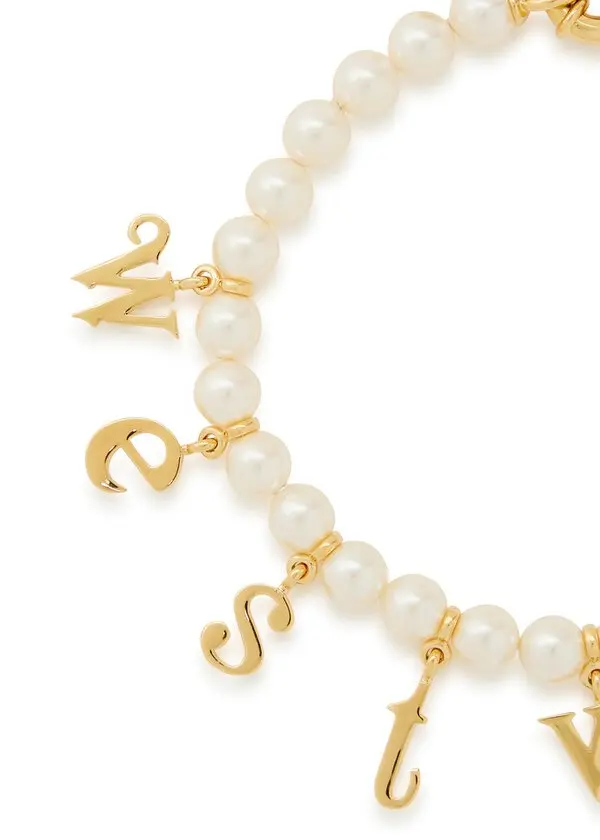 VIVIENNE WESTWOOD Leanne Letter-charm Bracelet