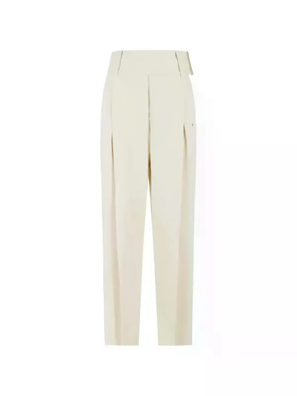 Sportmax Belt Loops Trousers - Neutrals