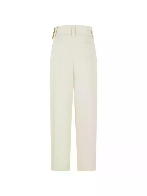 Sportmax Belt Loops Trousers - Neutrals