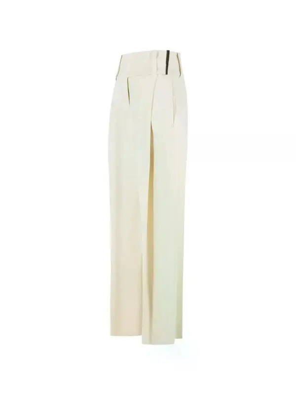 Sportmax Belt Loops Trousers - Neutrals