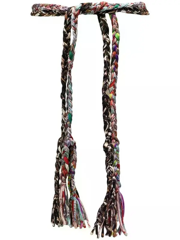 PIERRE-LOUIS MASCIA Double-strap Rope Belt - Multicolour