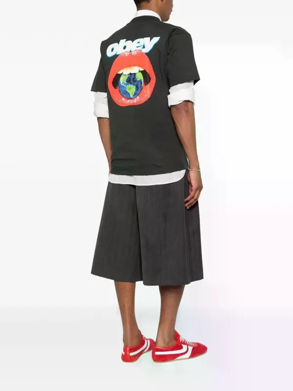 Obey Crewneck T-shirt - Grey