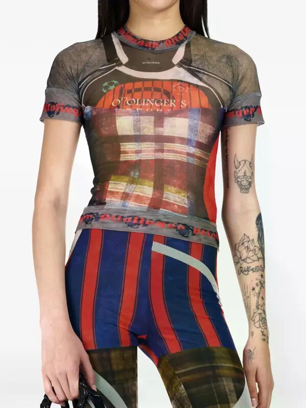 Ottolinger Patterned T-shirt - Grey