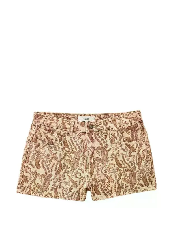Ba&sh Paisley Print Shorts