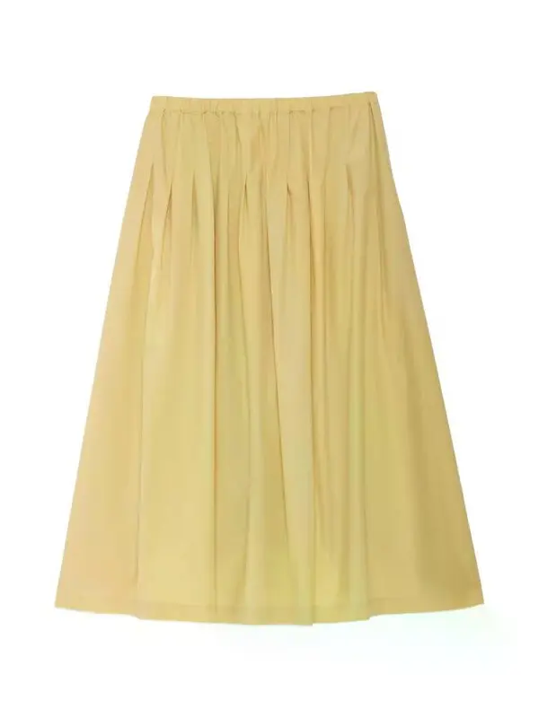 OTTOD'AME Pleated Midi Skirt