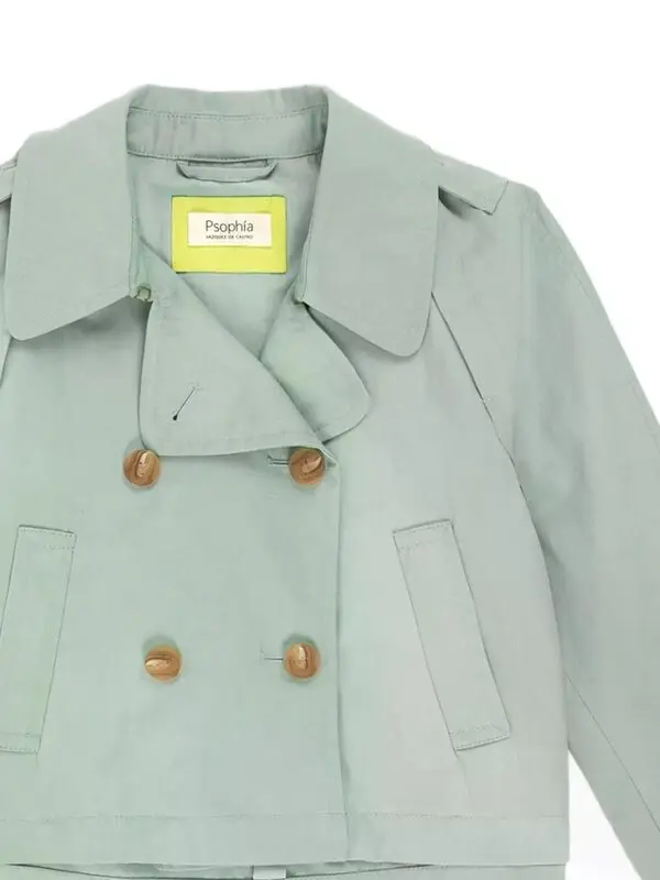 PSOPHIA Double-breasted Cropped Jacket