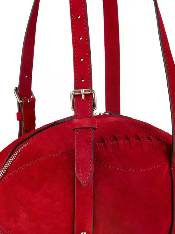Monse Football Shoulder Bag - Red