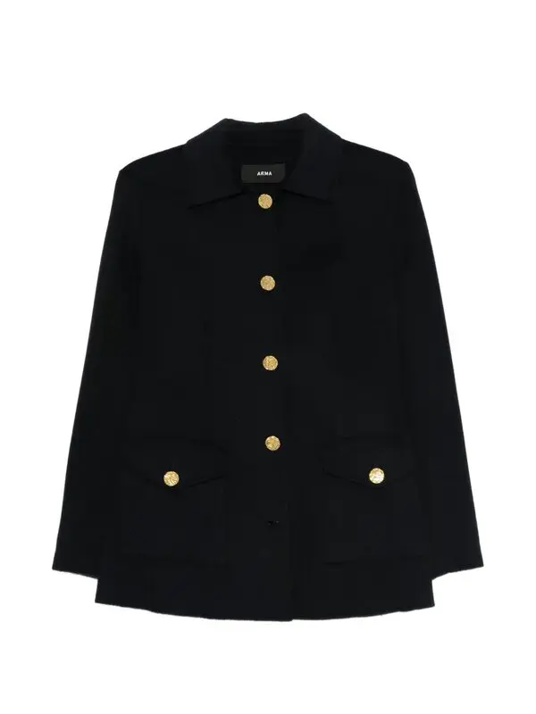 ARMA Button-fastening Jacket - Blue