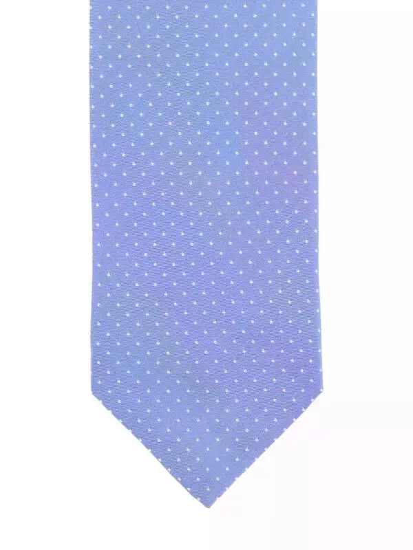 BARBA NAPOLI Polka-dot Neck Tie - Blue